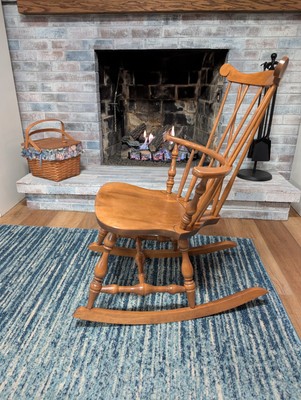 Bent & Bros Colonial Rocking Chair Vintage S, Solid Wood, Rocker ...