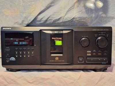 Sony CDP-CX355 300 Disc CD Changer Player w/ Original Remote 100% ...