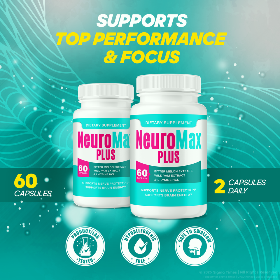 Neuromax Plus for Brain and Memory, Advanced Cognitive Health Support ...