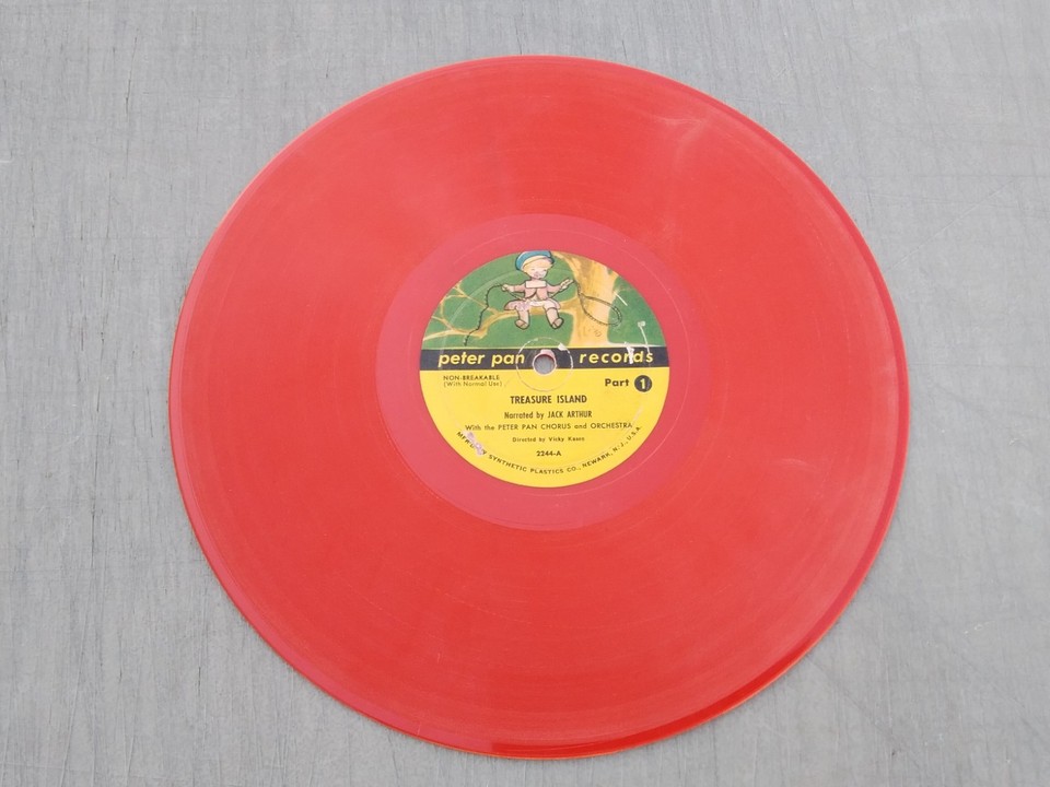 Jack Arthur 78rpm Single 10-inch Peter Pan Records #2244 Treasure ...