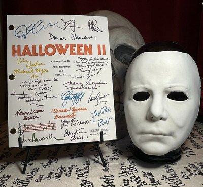 Halloween II Script Cast-Signed - Autograph Reprints - Michael Myers ...