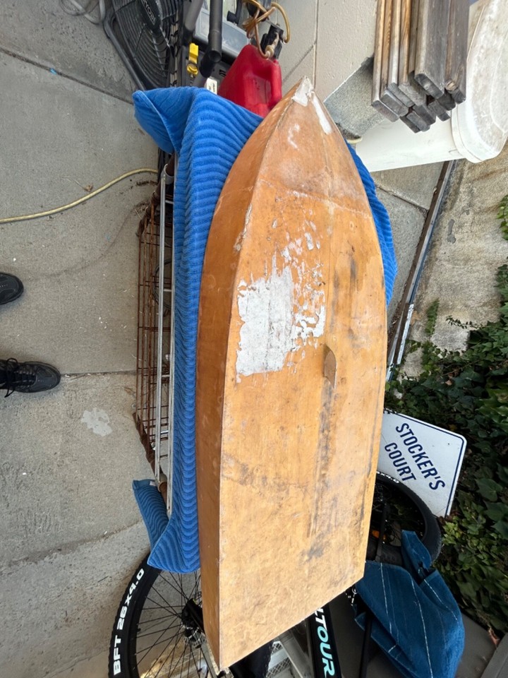 Zippkitz RC CRACKERBOX WOOD Just finished hull 26cc | eBay