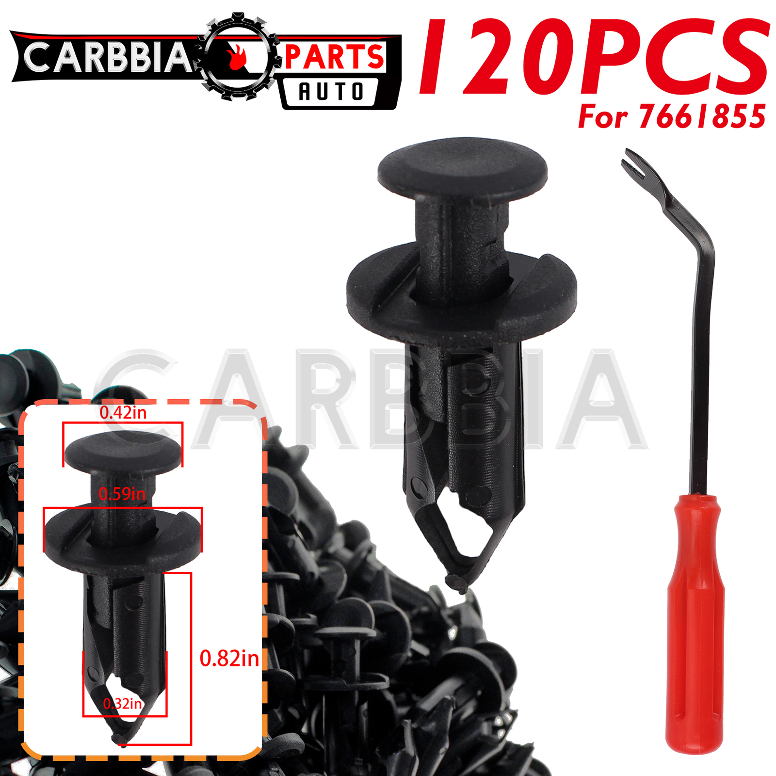 ATV Retainer Clip Push Pin Splash Guard Body Panel Clips For Honda ...