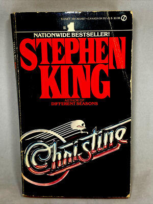 VTG CHRISTINE 1983 Stephen King 1st Signet Paperback Edition AE 2837 | eBay