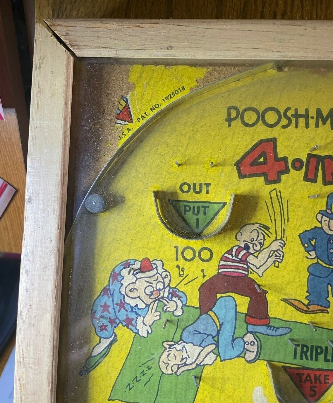 Northwestern Vintage Push M Up Jr Pinball Baseball Game | eBay