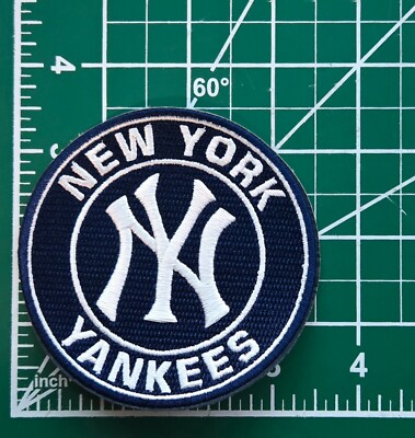 New York NY Yankees 3.5" Iron /Sew On Embroidered Patch~ Free Tracking ...