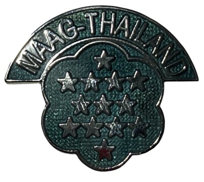 NEW - U.S. Special Forces MAAG THAILAND Pin Military Assistance ...