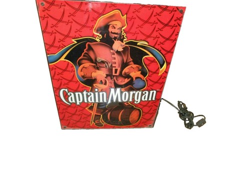Vintage Captain Morgan Bar/Business/Man Cave Plastic Sign 18 1/2" H x ...