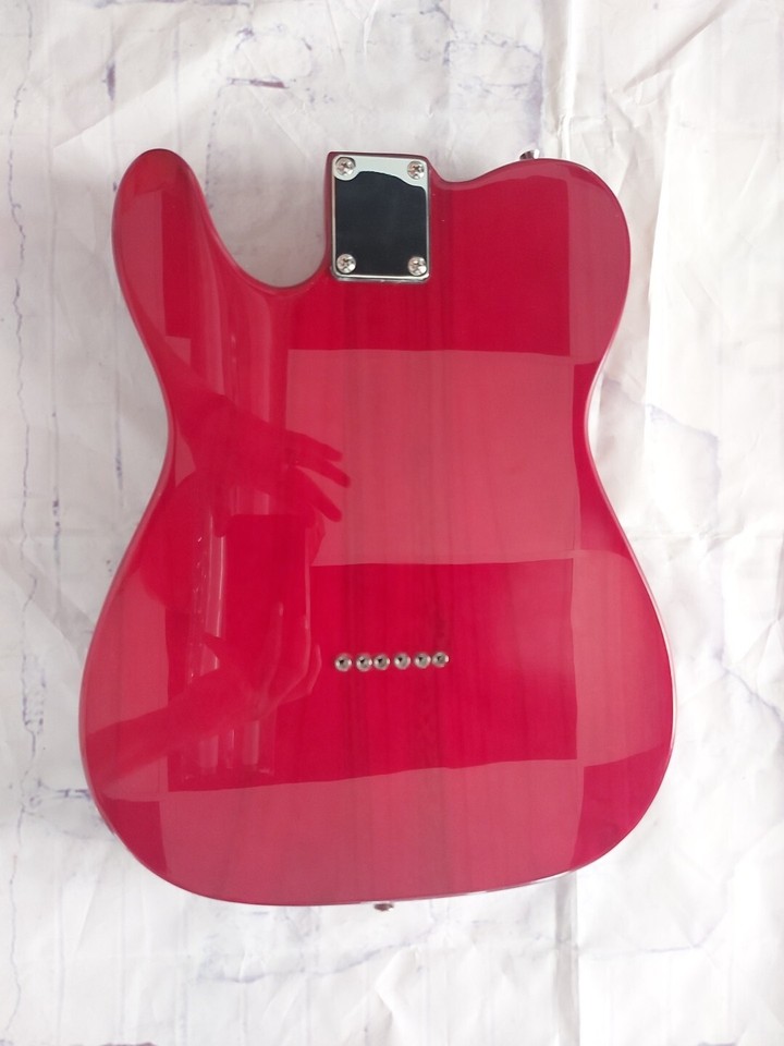 NEW LOADED Thinline TELE BODY Telecaster CANDY APPLE RED WHT PEARL ...