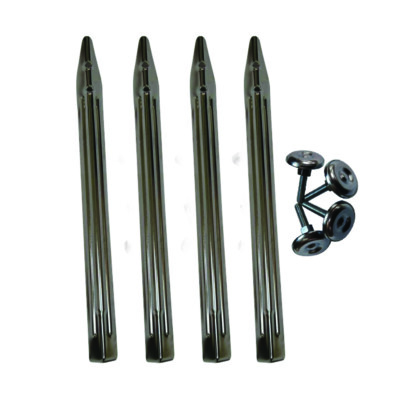 Pinball Machine Legs with Levelers And Bolts- Chrome - Set of 4 | eBay