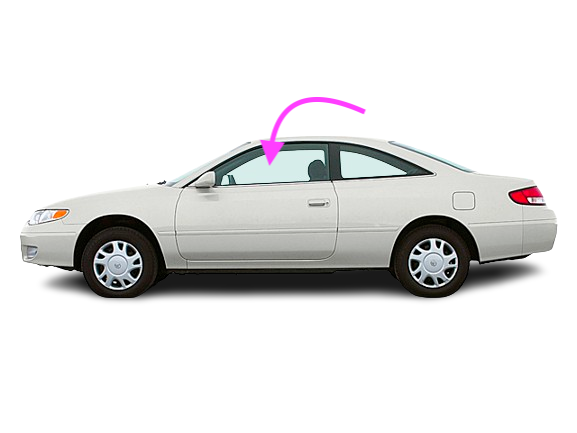 Fits: 1999-2003 Toyota Solara 2D Coupe/Convertible Front Left Door ...