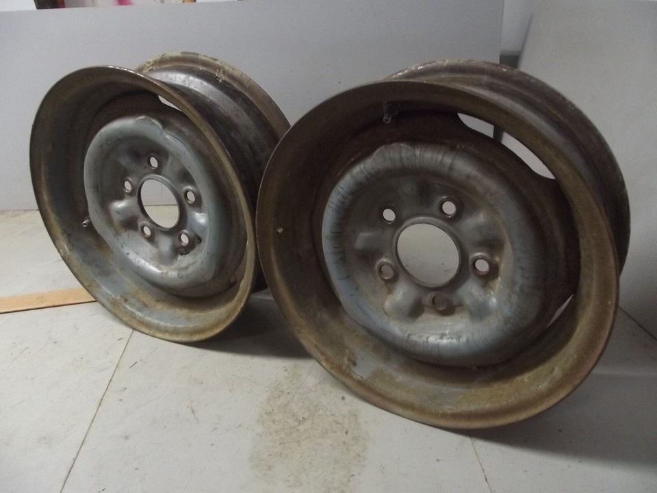 1959 CHEVROLET STEEL OEM WHEELS RIMS impala biscayne chevy | eBay