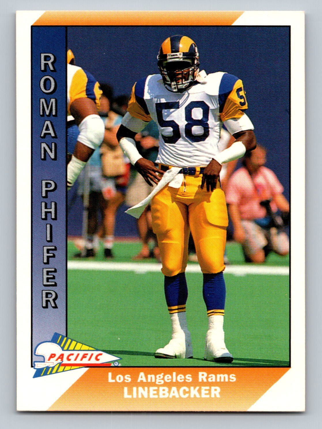 Roman Phifer RC Rookie 1991 Pacific #605 Los Angeles Rams | eBay