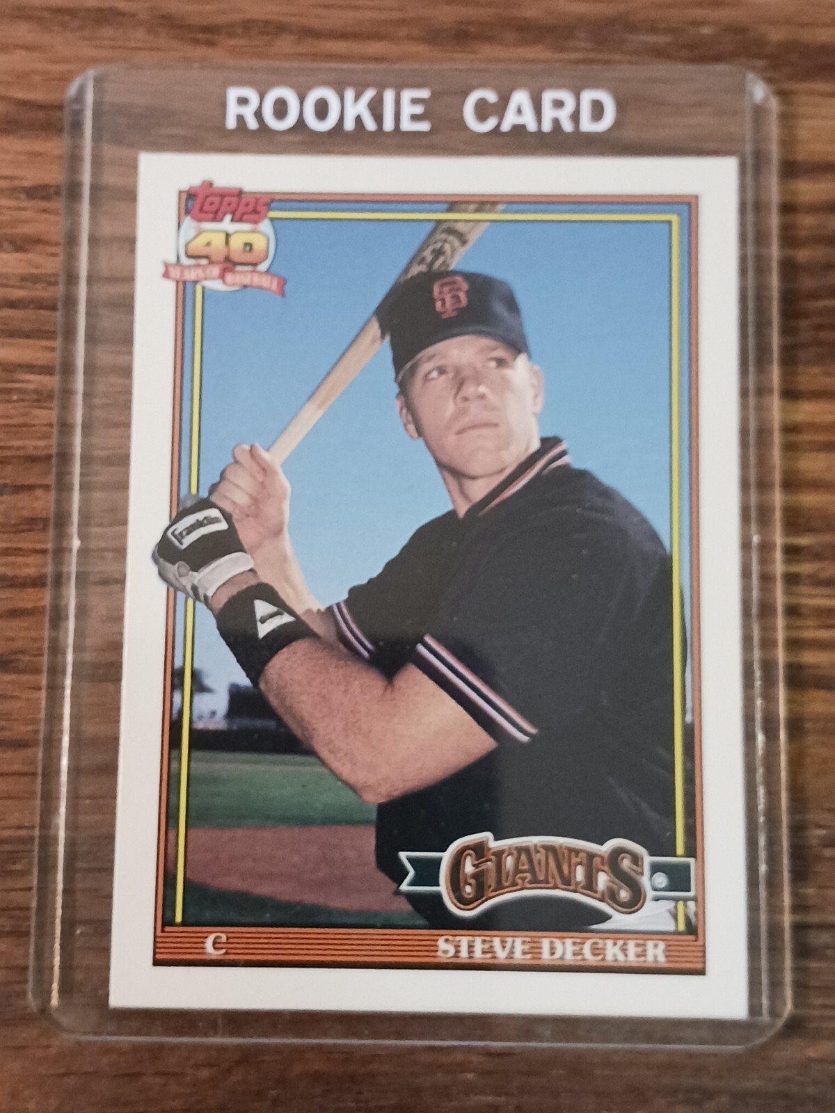 1991 Topps Traded 'Rookie' Baseball Card #29T Steve Decker | eBay
