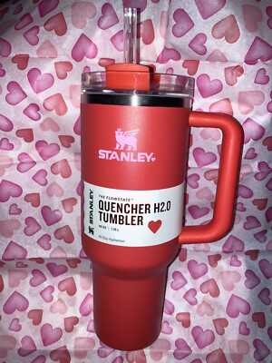 Stanley Limited Edition Valentine’s 40oz H2.0 Tumbler Red. AUTHENTIC ...