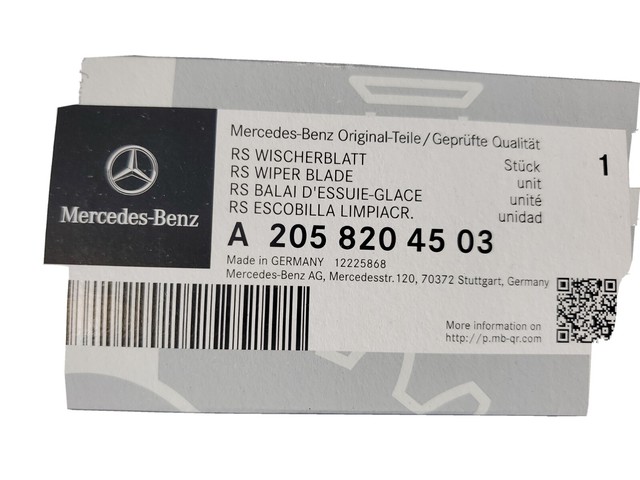 Genuine Mercedes-Benz RS Wiper Blade 2058204503 for sale online | eBay
