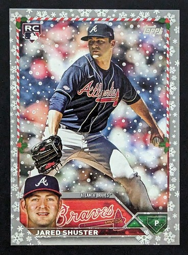 Jared Shuster ATL Braves 2023 Topps Holiday Metallic Snowflake #H64 ...