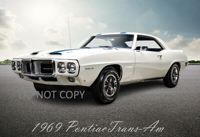 1969-pontiac-firebird-trans-am Poster Sized Premium Photo Print 11"x17 ...
