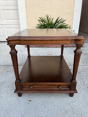 *Very Rare* Vintage Ethan Allen End Table Classic Manor Solid Wood ...