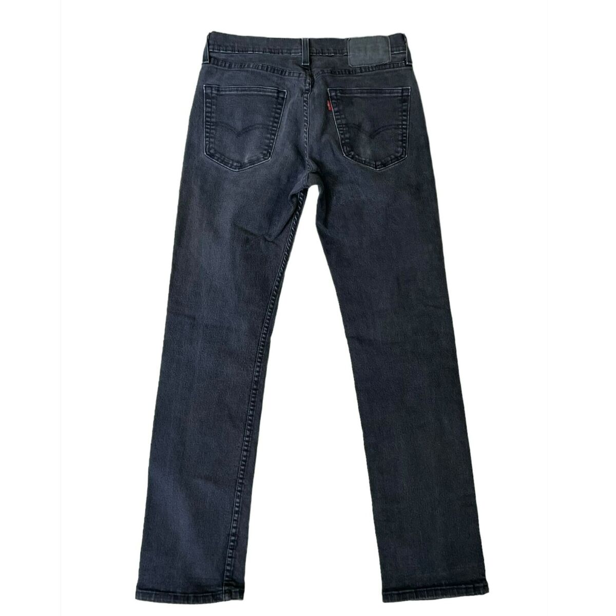 Levi's 514 Black Straight Fit Jeans Stretch Men's Size 30 X Levi's 514 Black Straight Fit Jeans Stretch Men's Size 30 X