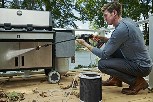 WORX WA4015 Hydroshot Foldable Water Bucket Accessory, Black | eBay UK