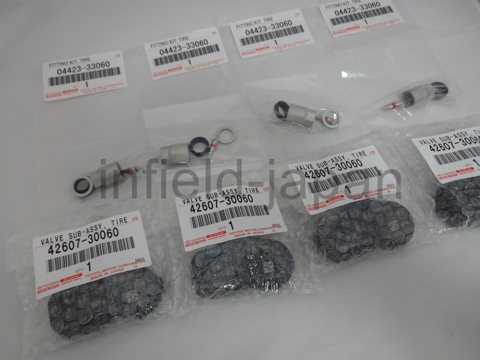 Genuine Lexus 13-18 GS350 Tire Pressure Sensor 42607-30060 x4 04423 ...