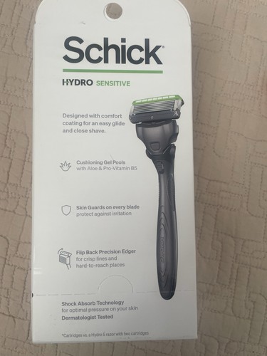 Schick Hydro Sensitive 5-blades Men Razor - 1 handle+3 Cartridges | eBay