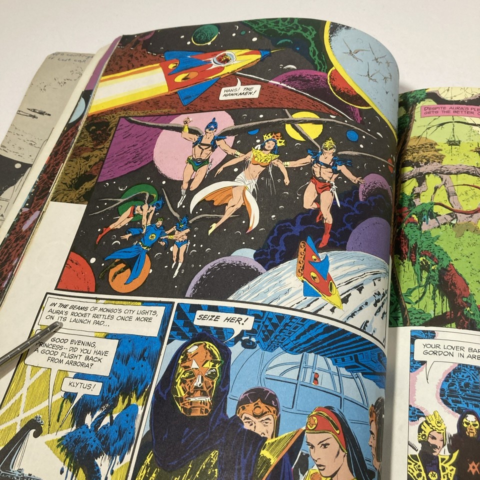 1980 Flash Gordon THE MOVIE Golden Oversized Paperback Comic Al ...