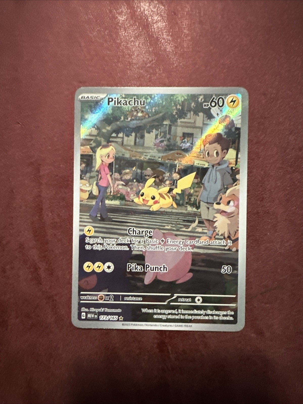 Pikachu 2023 Scarlet & Violet: 151 #173/165 Illustration Rare Price ...