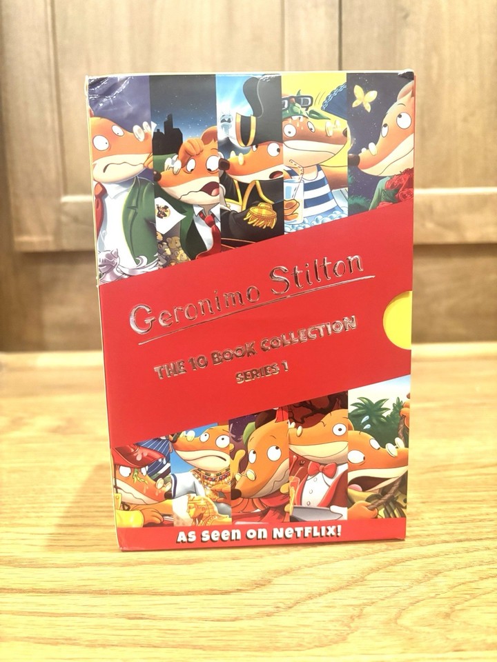 Geronimo Stilton 10 Book Collection Series 1 Box Set Illustrated ...