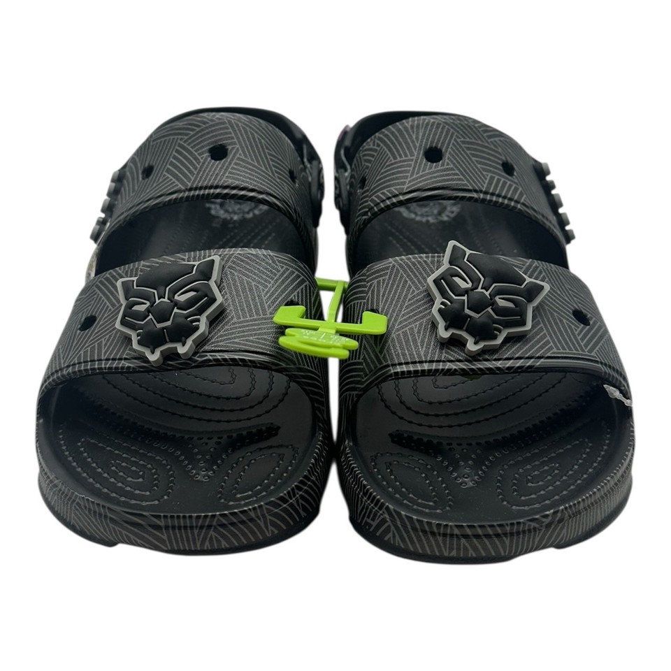 Crocs Classic All-Terrain Black Panther Sandals Mens Sz 13 Marvel ...