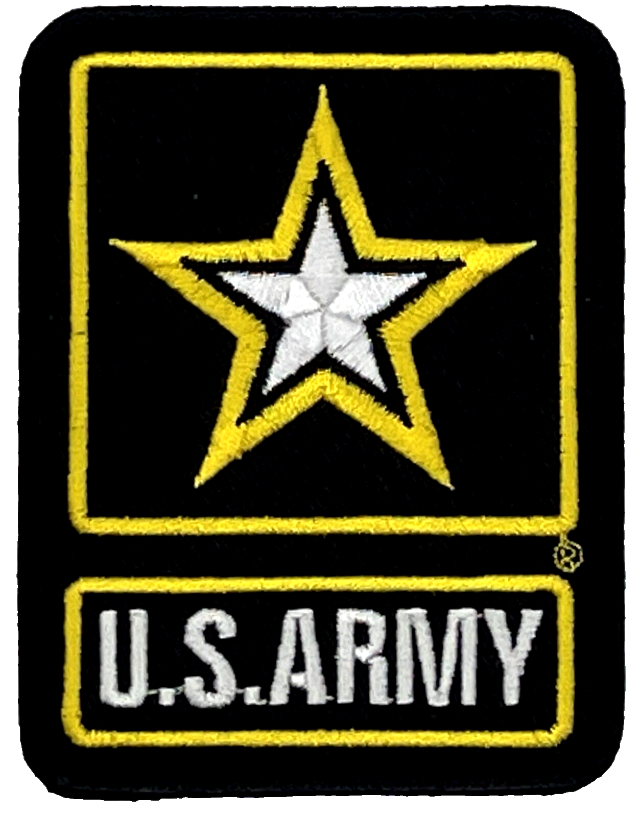 UNITED STATES ARMY LOGO VETERAN HOOK & LOOP APPLIQUE EMBROIDERED PATCH ...