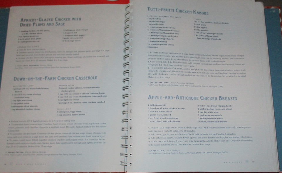 County Fair Cookbook Award Winning Recipes Home Cooking Book American ...