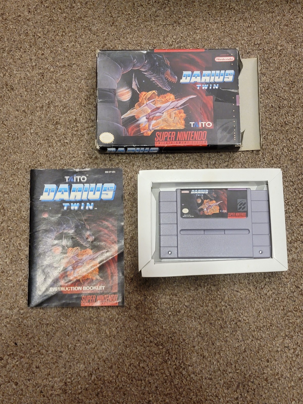 Darius Twin – With Box & Instructions – Super Nintendo (SNES) - La Paz ...
