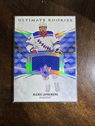 2020 Alexis Lafreniere RC rookie relic RARE serial #/449 | eBay