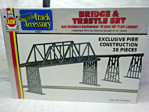 AHM Railroad Bridge & Trestle Set 28 Pieces HO Scale | eBay