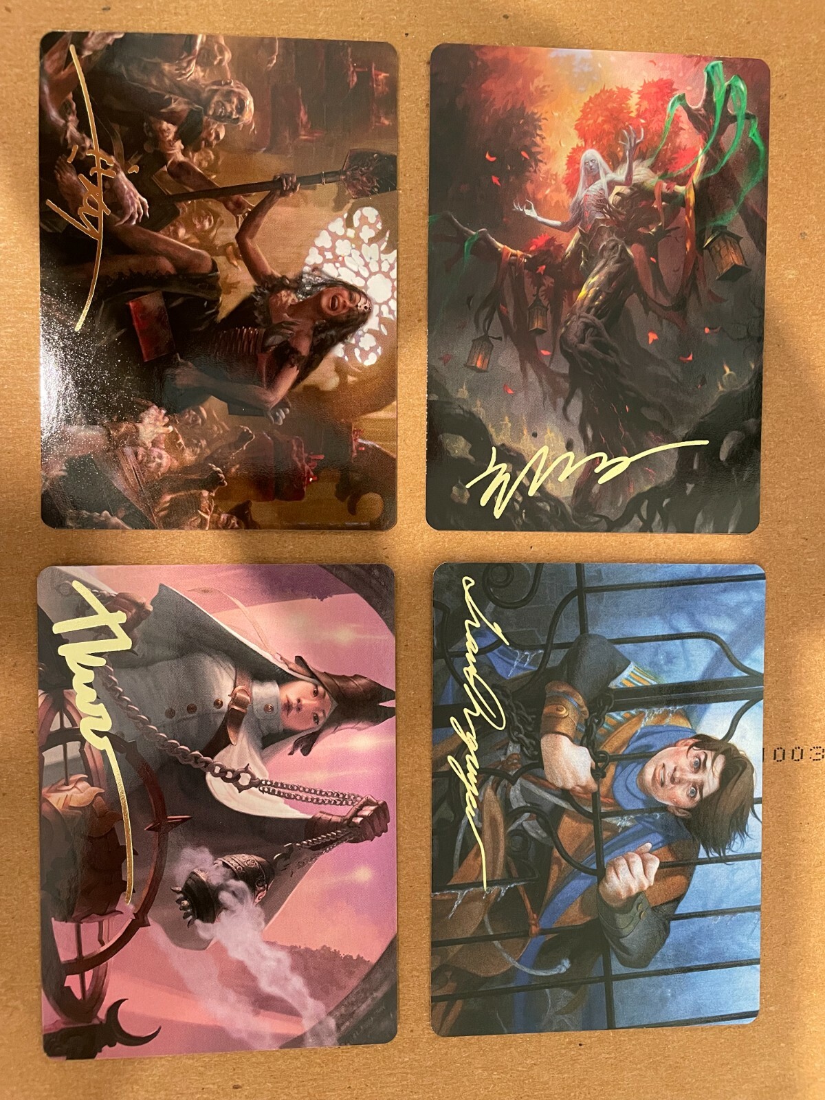 MTG Innistrad art series gold stamped lot 2 | eBay