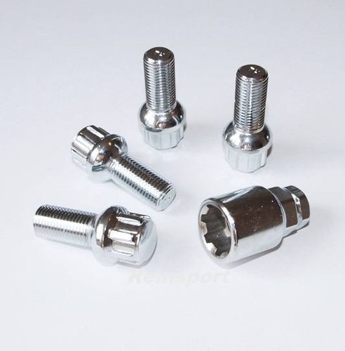 ALLOY WHEEL LOCKING BOLTS FOR VW GOLF GTI Mk4/Mk5/Mk6/Mk7 LOCKING LUG ...