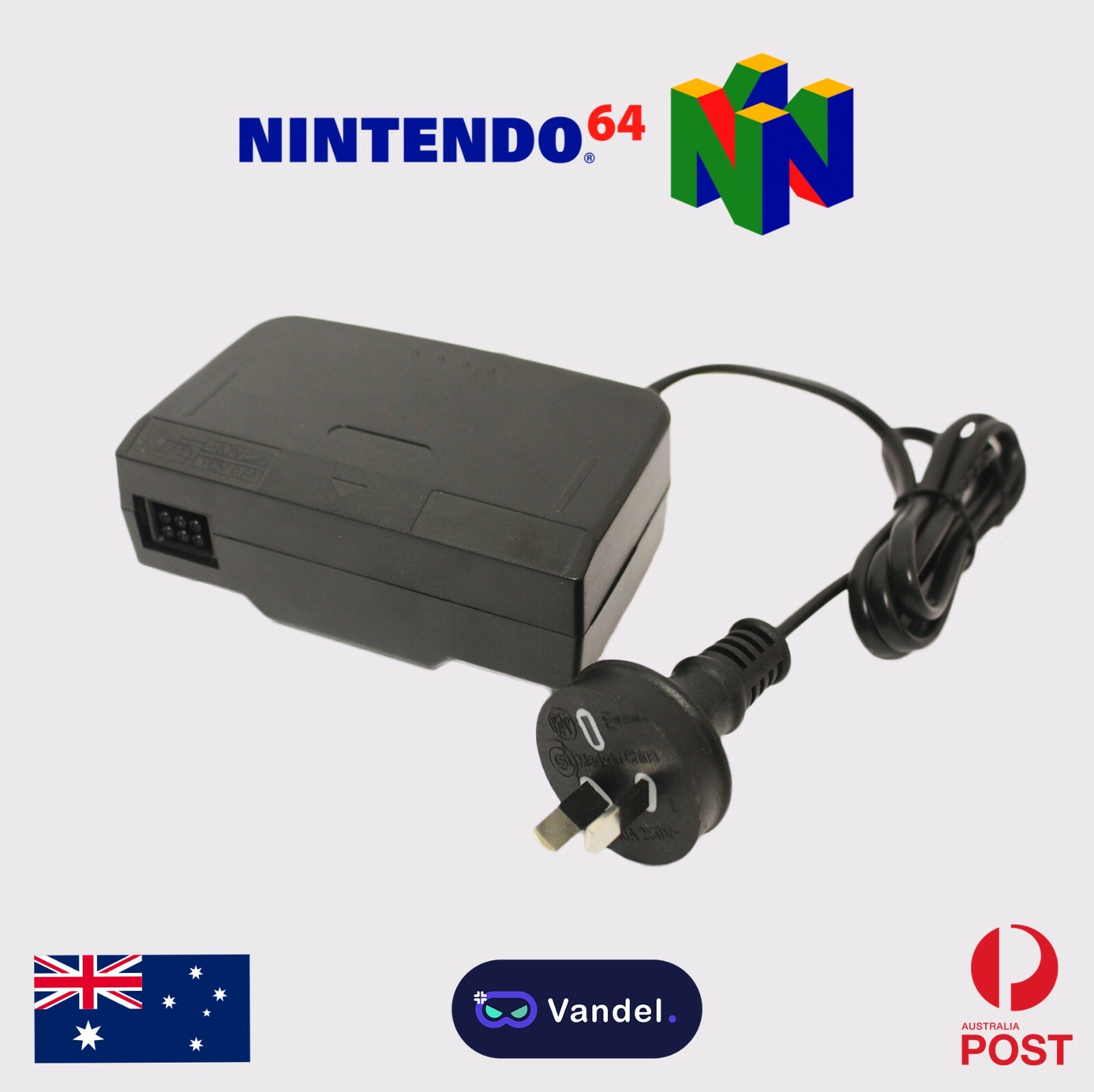 🇦🇺 Brand New Nintendo 64 Power Supply N64 Power Pack Aftermarket ...