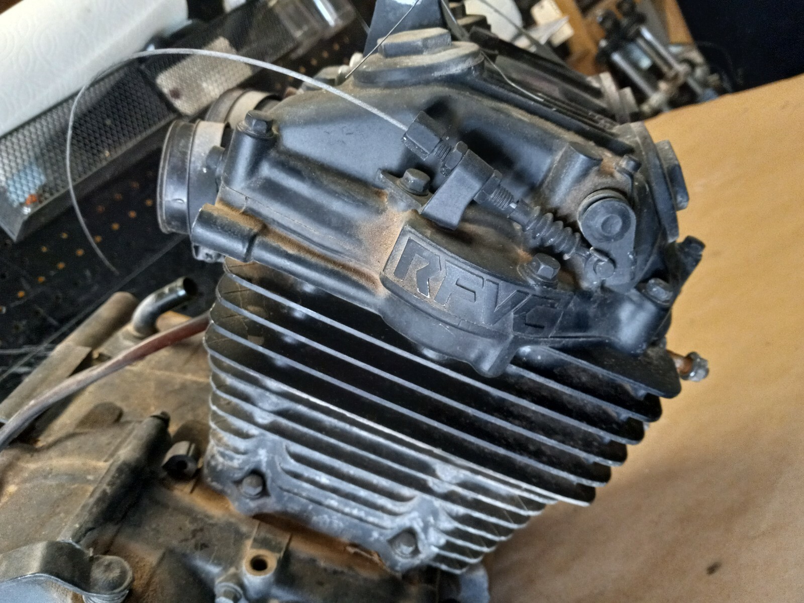 1985 HONDA XL250R #71K COMPLETE ENGINE MOTOR, UNTESTED, ROTATES EASILY ...