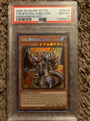 Yu-Gi-Oh! PSA 10 TCG The Bystial Lubellion Darkwing Blast DABL-EN009 Secret Rare | eBay