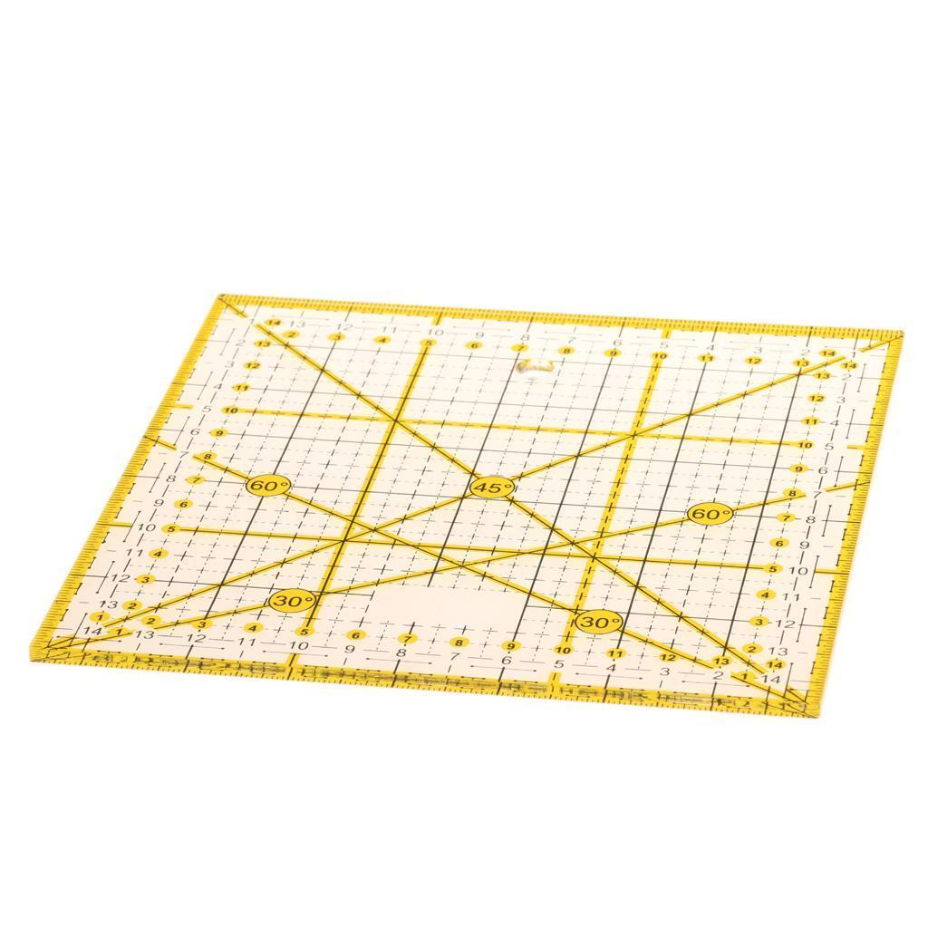 15*15cm Clear Acrylic Ruler Quilt Patchwork Acrylic Rulers Quilting ...