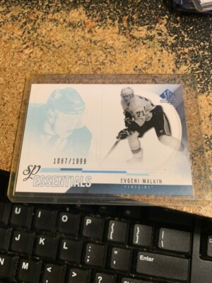 2010-11 SP AUTHENTIC HOCKEY EVGENI MALKIN SP ESSENTIALS 1087/1999 | eBay
