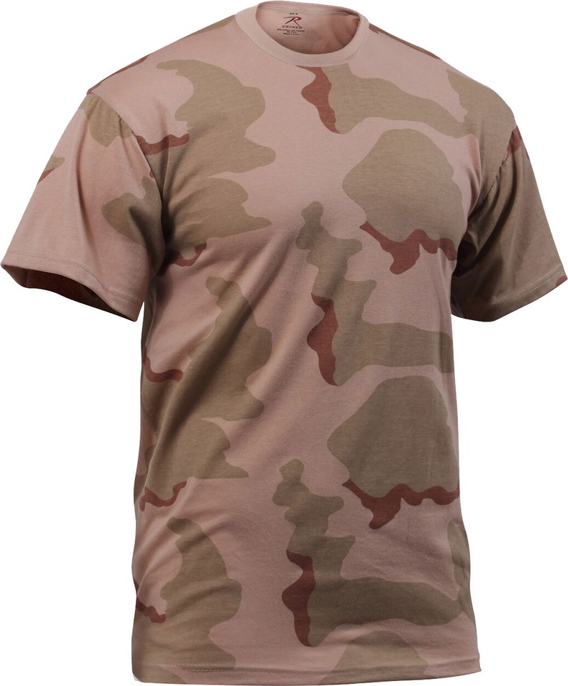 Camo T-Shirt Tactical Tee Short Sleeve Military Army Camouflage Uniform ...