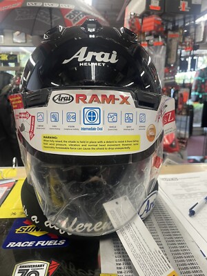 ARAI Ram-X Helmet - Diamond Black - Md - 0104-2906 | eBay