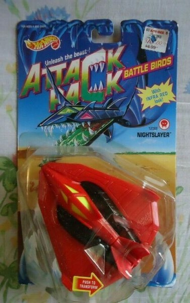 1992 Hot Wheels Attack Pack Nightslayer 12099 Battle Birds HTF RARE for ...
