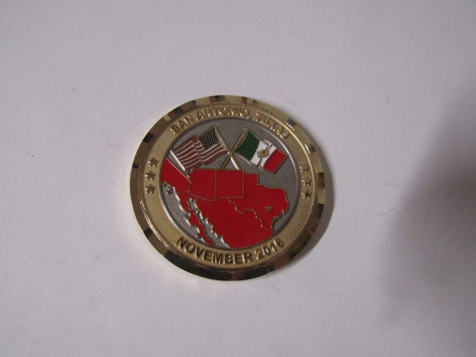 CHALLENGE COIN BORDER COMMANDERS CONFERENCE BCC SAN ANTONIO TEXAS ...