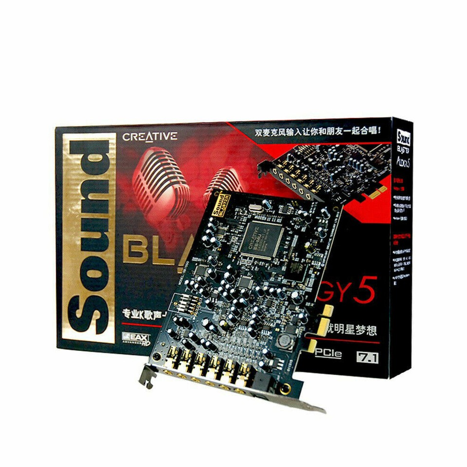 Creative Sound Blaster Audigy RX 5.1/7.1 PCIE Audio Sound Card 106dB | eBay