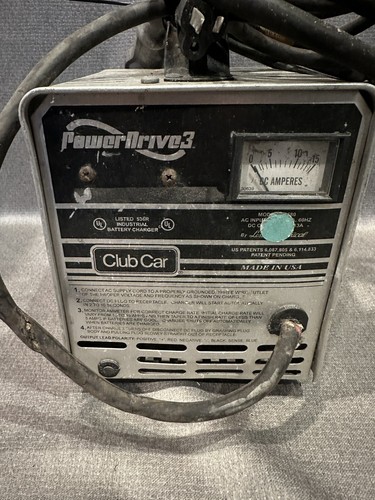 Club Car Power Drive 3 Model 26580 48 volt 13A Battery Charger UNTESTED ...