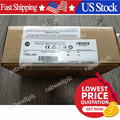 New Allen-Bradley 1769L32C AB 1769-L32C CompactLogix ControlNet ...